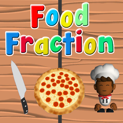 Food Fraction - Free Comparing Two Fractions Game | Free-Learning-Games.com