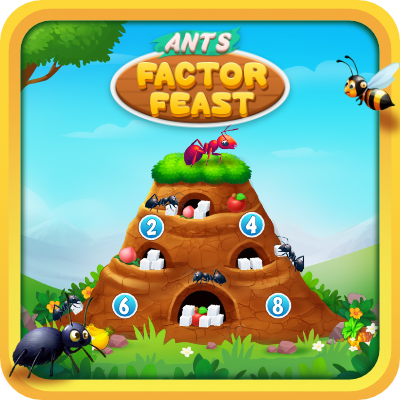 Ants' Factor Feast - Free Prime, Composite, and Factor Pairs Game ...