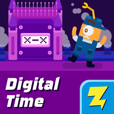 Digital Time - Free Tell and Write Time Game | Free-Learning-Games.com