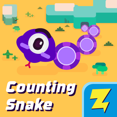 Counting Snake - Free Count Forward Game | Free-Learning-Games.com