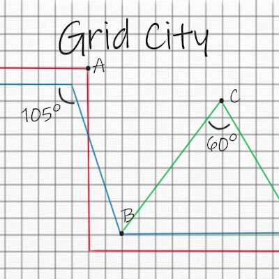 Grid City - Free Analyzing Angles Inside and Outside of Triangles Game ...