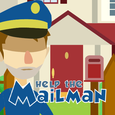 Help The Mailman - Free Learning Game | Free-Learning-Games.com