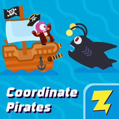Coordinate Pirates - Free Learning Game | Free-Learning-Games.com