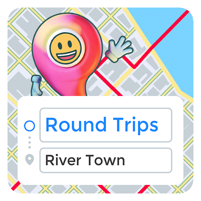 Round Trips: River Town - Free Rounding To Nearest 10 Or 100 Game ...