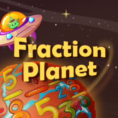 Fraction Planet - Free Comparison of Fractions Game | Free-Learning-Games.com