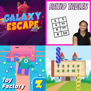 Free Educational Games: Make Tables Of Equivalent Ratios 6.RP.A.3.a ...