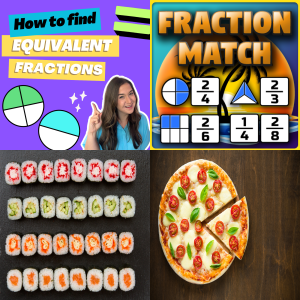 Student Lesson: Visual Models of Equivalent Fractions 4.NF.A.1 - Free ...