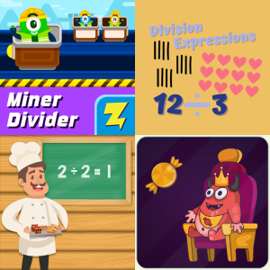 Practice: Understanding Whole Number Division 3.OA.A.2 - Free Games and ...