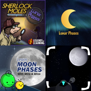 Game Based Learning: Lunar Phases MS-ESS1.A-1b - Free Games and Videos ...