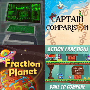 Free Lesson: Comparison of Fractions 4.NF.A.2 - Free Educational Games ...