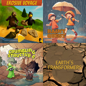 For Class: Physical Weathering and Erosion SC.4.E.6.4 - Free Games and ...