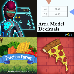 Student Lesson: Find Area Of A Rectangle Using Unit Fraction Tiles 5.NF ...