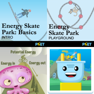 Worksheet: Kinect and Potential Energy 7.P.2.1 - Free Simulations ...