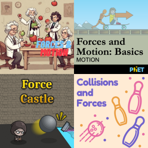 Free Homework Prep: Collisions and Forces - Free Games, Simulations ...