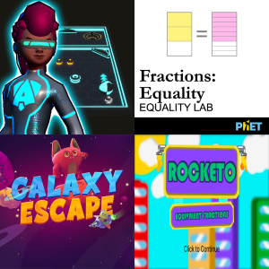 Practice: Visual Models of Equivalent Fractions 4.NF.A.1 - Free Games ...