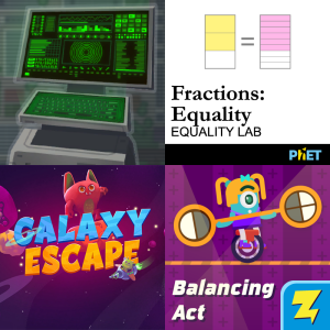Free Educational Games: Understanding Equivalent Fractions MA.3.FR.2.2 ...