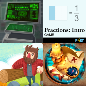 Student Lesson: Partition Shapes Into Unit Fractions 3.G.A.2 - Free ...