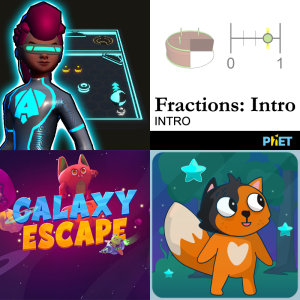 Free Educational Games: Represent Fractions Using Concrete Objects And ...