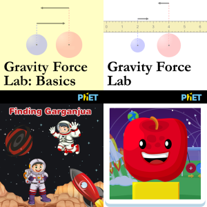 Worksheet: Gravitational Force MS-PS2.B-2 - Free Games, Simulations ...