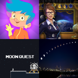 Student Lesson: Lunar Phases 8.7B - Free Educational Games - Legends of ...