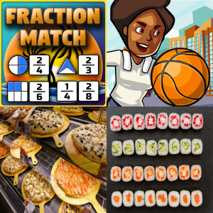Free Educational Games: Understanding Equivalent Fractions 3.NF.3a ...
