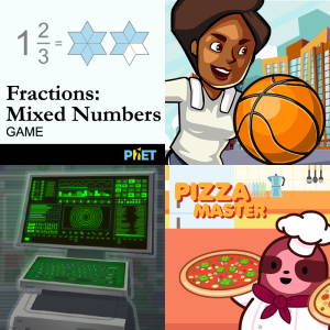 Free Educational Games: Partition Shapes Into Unit Fractions 3.G.A.2 ...