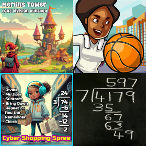For Class: Fluently Divide Multi Digit Numbers 6.NS.2 - Free Games and ...