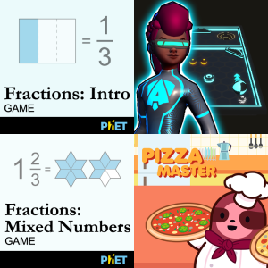 Worksheet: Partition Shapes Into Unit Fractions 3.G.A.2 - Free Games ...