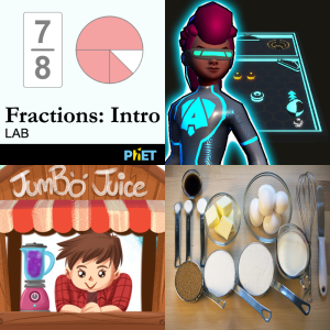 Game Based Learning: Real World Fraction Problems 5.NF.A.2 - Free Games ...