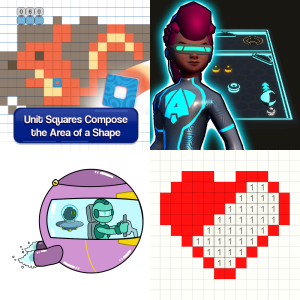 Free Lesson: Unit Squares 3.MD.5 - Free Educational Games - Legends of ...