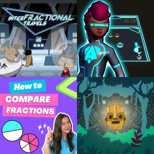 Teaching Plan: Comparison of Fractions 4.NF.A.2 - Free Games and Videos ...