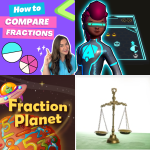 Free Lesson: Plot, Order and Compare Fractions with Different ...