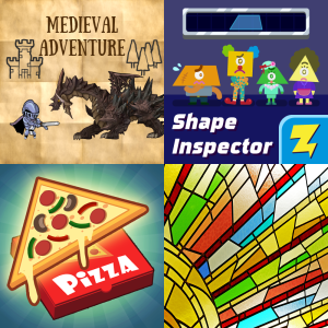 Free Educational Games: Identify Plane And Solid Figures Using ...