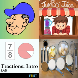 Game Based Learning: Real World Fraction Problems 5.NF.2 - Free Games ...