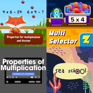 Worksheet: Properties for Multiplication and Division - Free Games and ...