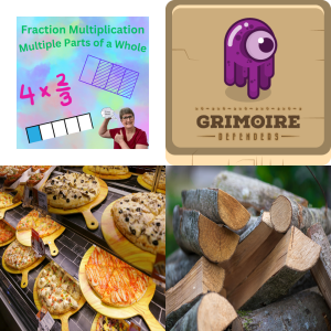 Worksheet: Multiply Fractions with Unlike Denominators 5.NF.B.4.a ...