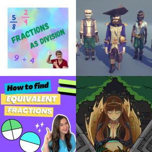 Student Lesson: Visual Models of Equivalent Fractions 4.NF.A.1 - Free ...