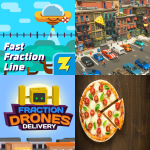 Free Educational Games: Represent Fractions Using Concrete Objects And ...