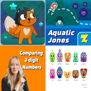 Worksheet: Comparing Two Three-Digit Numbers 2.NBT.A.4 - Free Games ...