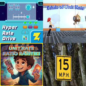 Practice: Solve Unit Rate Problems 6.RP.A.3.b - Free Educational Games ...