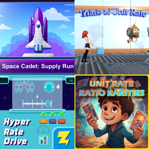 Game Based Learning: Rate for Ratios and Unit Rates MA.6.AR.3.2 - Free ...