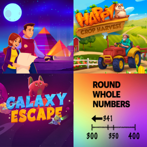 For Class: Round Whole Numbers To Any Place AR.4.NBT.A.3 - Free Games ...