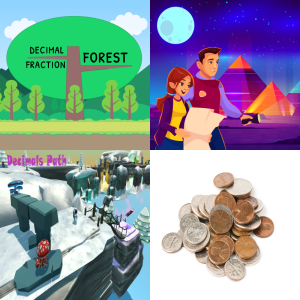 Worksheet: Decimals Path - Free Educational Games - Legends of Learning