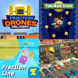 Practice: Fraction Level 3 Review #1 - Free Educational Games - Legends ...