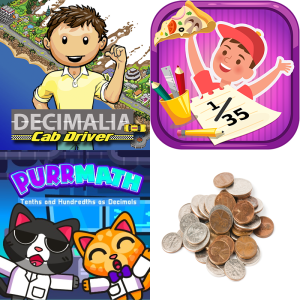 Practice: Represent Decimals Using Visual Models And Money 4.2E - Free ...