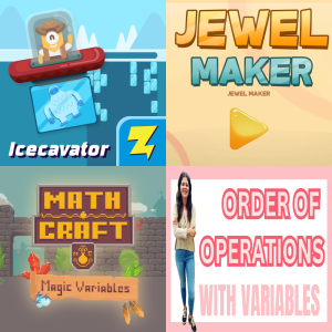 Free Educational Games: Evaluate Expressions Given Values 6.EE.A.2.c ...