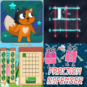 Free Educational Games: Divide Unit Fractions By Whole Numbers MGSE5.NF ...