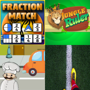 Worksheet: Represent Equivalent Fractions 4.2b - Free Educational Games ...