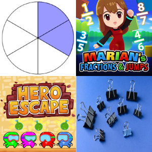 Free Educational Games: Plot, Order and Compare Fractional Numbers MA.3 ...