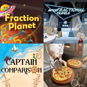 For Class: Comparison of Fractions NC.4.NF.2 - Free Educational Games ...